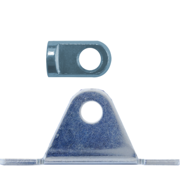M5 Schroefoog (16mm) en symmetrische beugel - Gasveerwinkel.nl